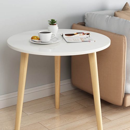 50cm Round table (white) - GOOD IDEAS ONLINE (GiO)